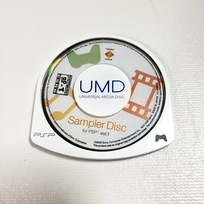 Sampler Disc for PSP Vol. 1 (EU) (Sony PSP, 2005) | eBay