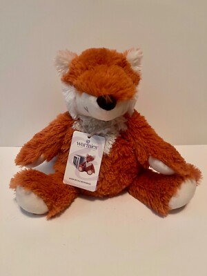 Warmies Fox Plush Microwaveable Heat Pad Lavender Stuffed Plush Stuffy ...