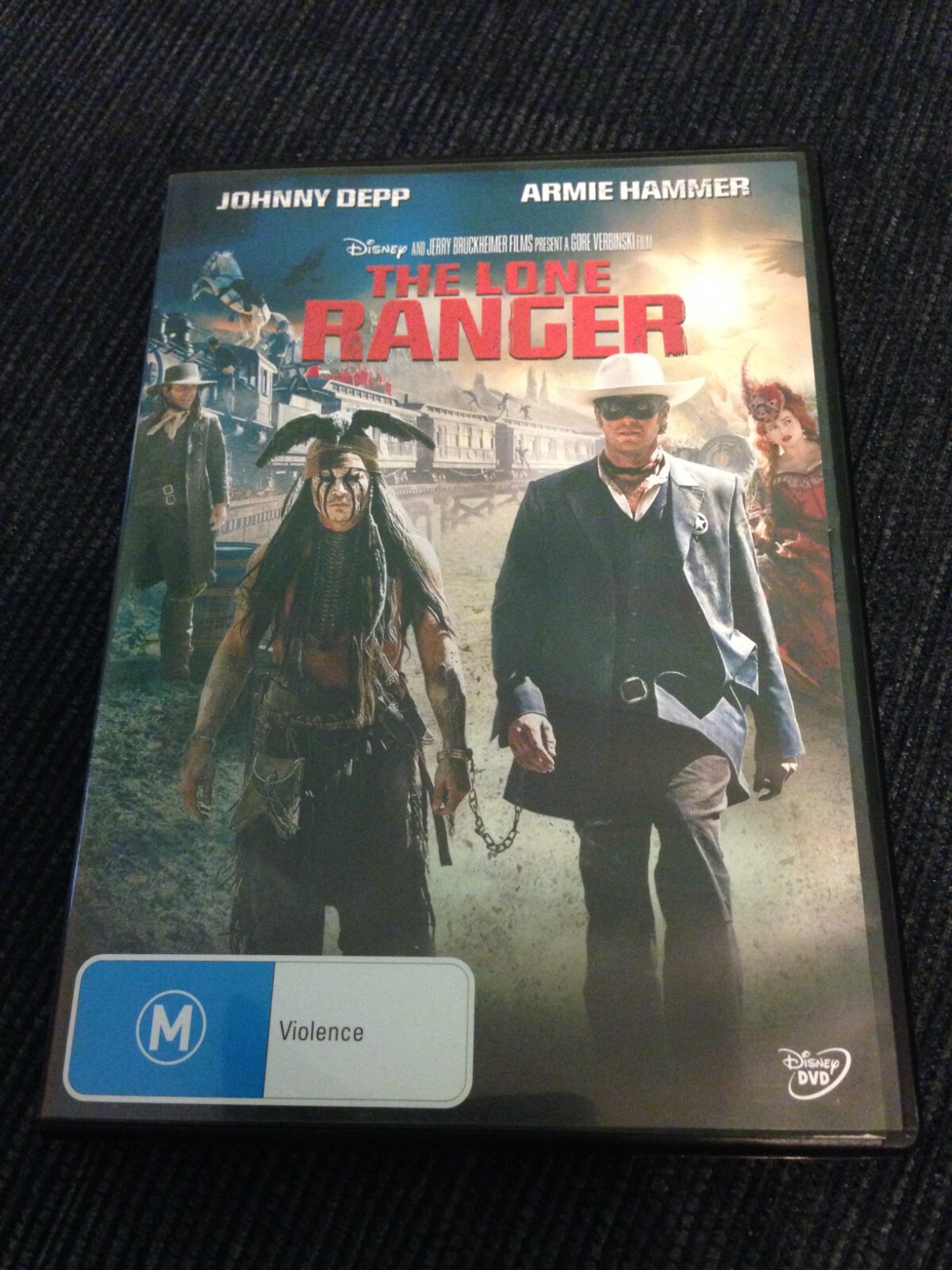 The Lone Ranger : Jjohnny Depp : Armie Hammer - DVD - L43 9398521924037 ...