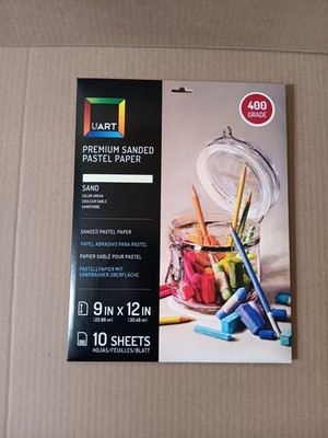 UART Sanded Pastel Paper 9 x 12 inch #400 Grade 10 sheets Sand Color | eBay
