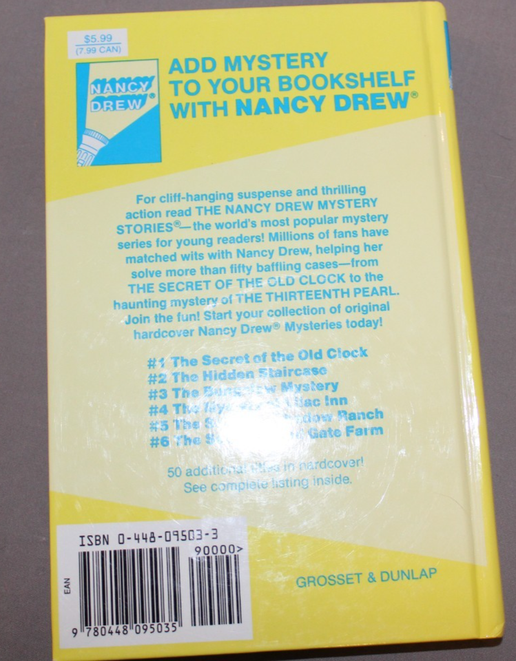 Vintage Lot Of Mix of Nancy Drew Hardcover Yellow Spine Books & more | eBay