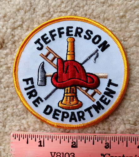 JEFFERSON, Georgia, fire department shoulder patch : very detailed! | eBay