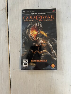 God of War: Chains of Olympus - Battle of Attica PSP Demo Disc - New ...