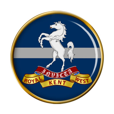 Queen's Own Royal West Kent Regiment, British Army Pin Badge | eBay ...