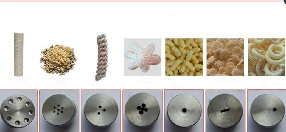 Electric Multifunctional Puffed Food Extruder Food Puffing Machine Ten ...