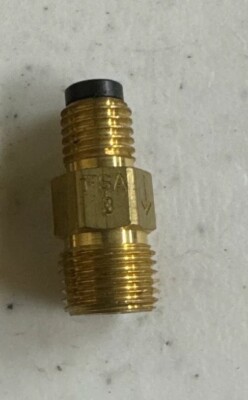 BIJUR #B1086 METER UNIT FSA-3 Inlet: 5/16-24 (4mm tube) Outlet: 1/8 NPT ...