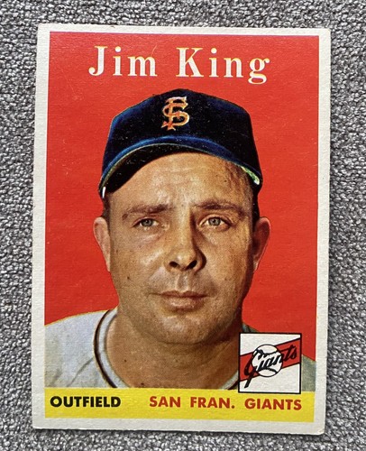 1958 Topps Jim King San Francisco Giants #332 | eBay