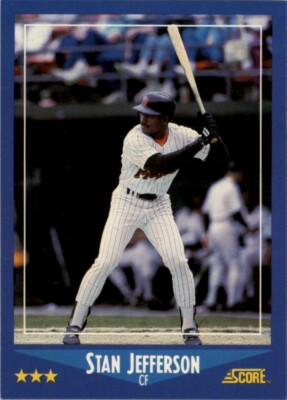 1988 Score MLB Stan Jefferson #114 | eBay