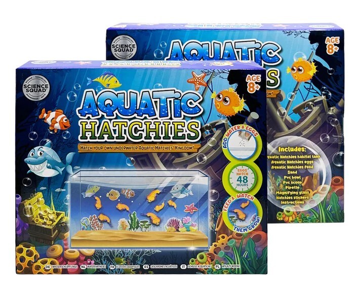 Sea Monkeys Aquatic Hatchies Underwater Aqua Dragon Triop Science Set ...