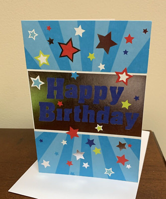 Happy Birthday Star Stars Shooting Stars Patriotic Hallmark Greeting ...