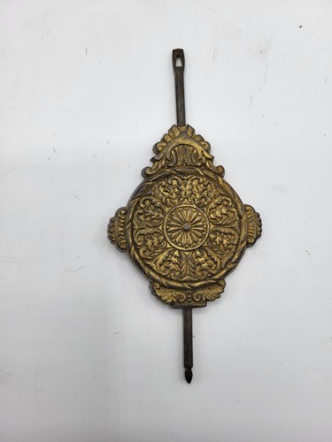 Vintage Antique Clock Pendulum Weight Cuckoo Grandfather Mantle Ornate ...