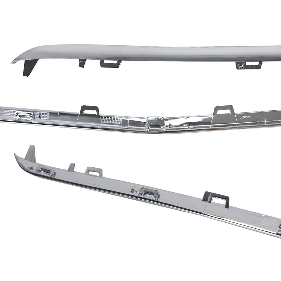 Front Bumper Lower Trim Silver For 2015-2018 Mercedes Benz C300 ...