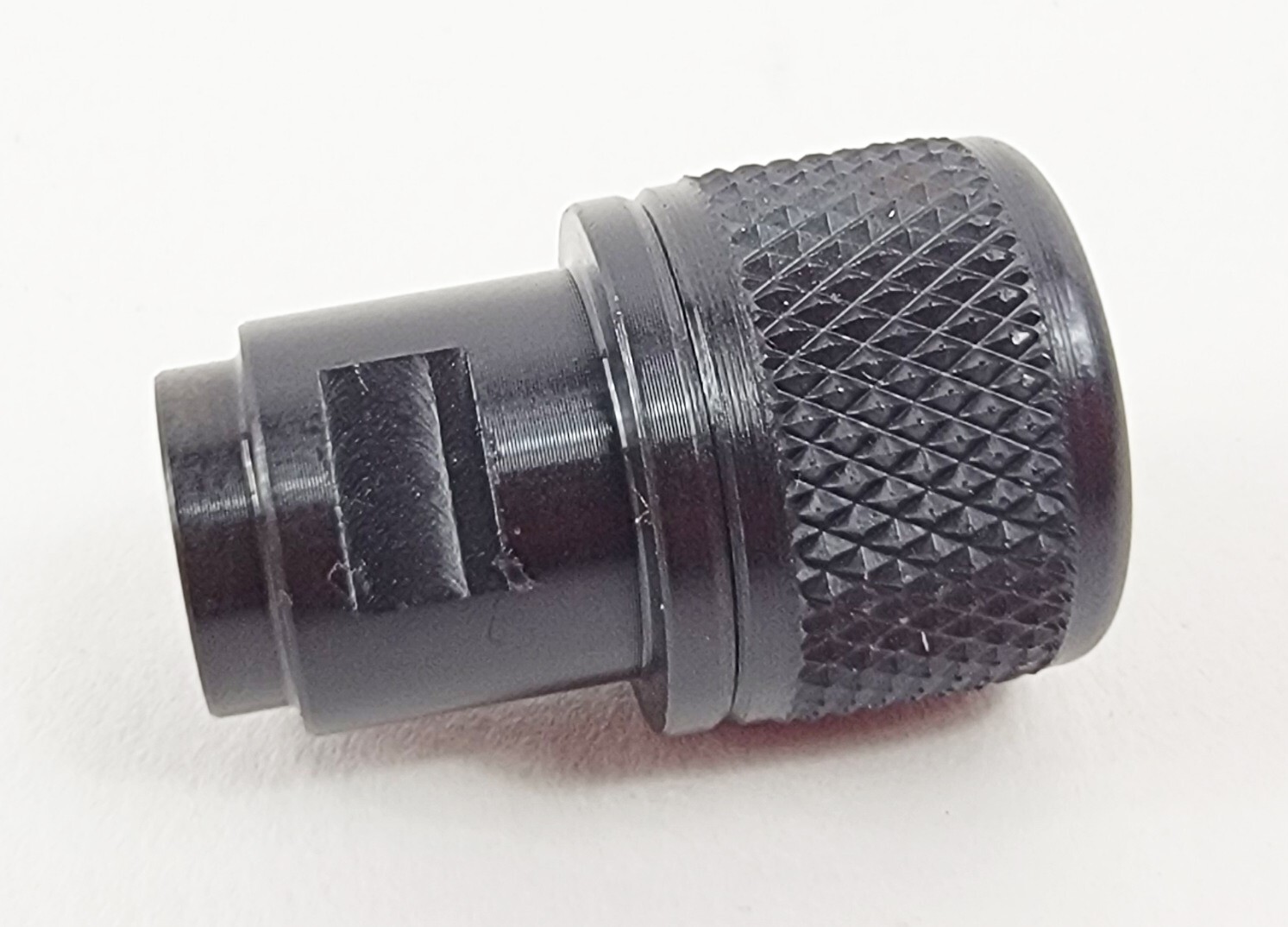 ADAPTER with Knurled Thread Protector Cap 3/8" x 24 to 1/2" x 28 ...