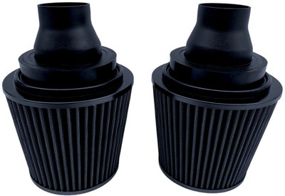 Fits BMW N54 Dual Cone air Intake Filters 135i 335i 535i - BLACK COLOR ...