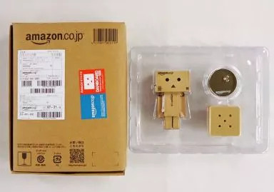 Revoltech Danbo Mini Amazon Box Ver. (RevoCon Cardboard Color) Figure ...