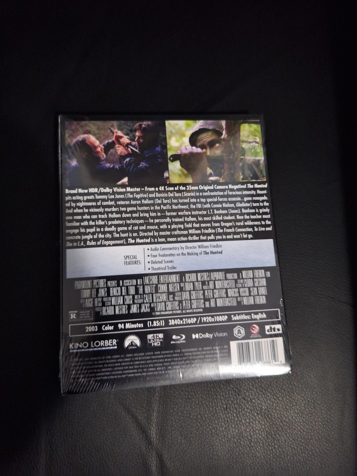 The Hunted [New 4K UHD Blu-ray] 4K Mastering, Ac-3/Dolby Digital ...