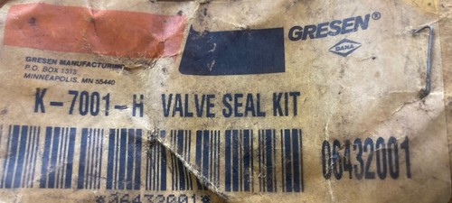 Parker Gresen Valve Seal Kit K-7001-H 06432001 V20 Control Valves | eBay