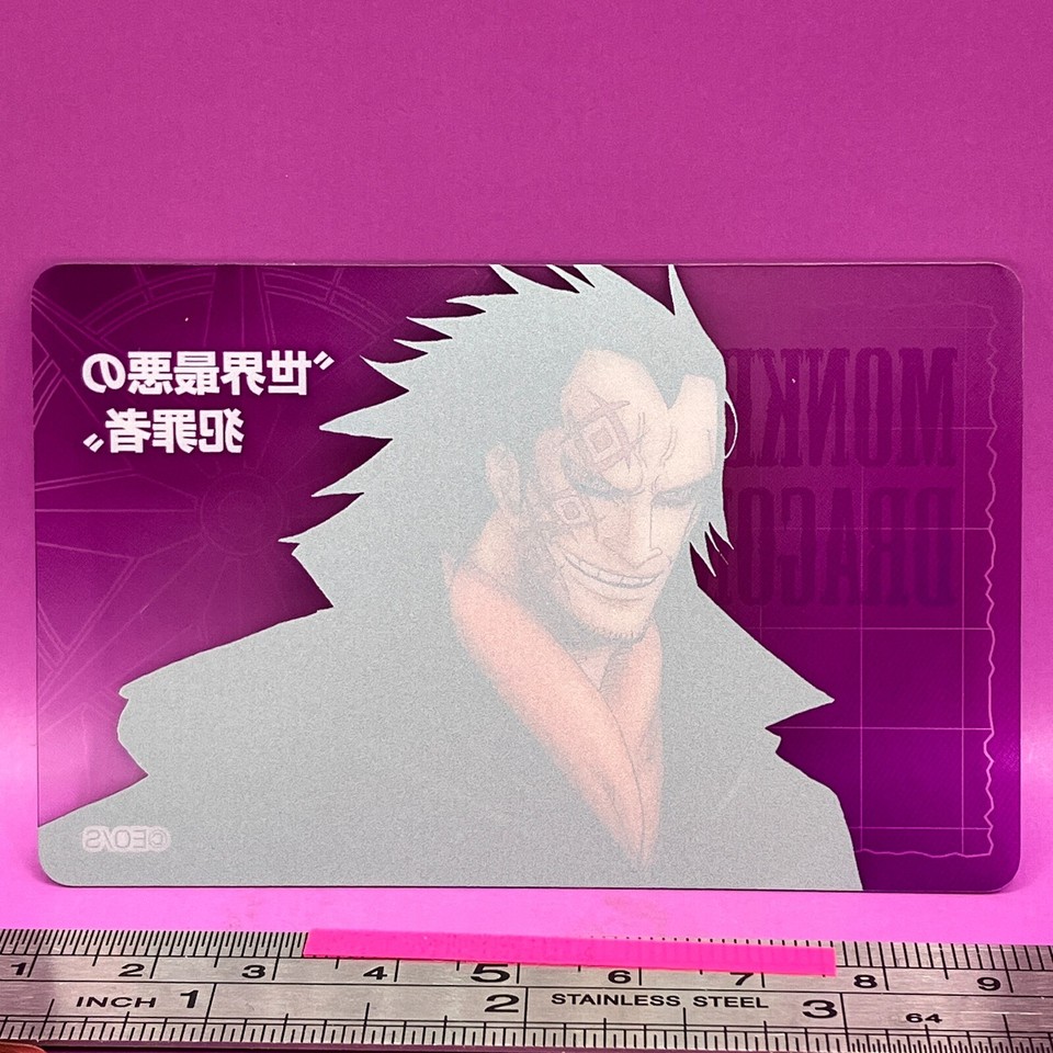 NM Monkey D. Dragon - One Piece Clear Card Jump Festa Limited Japanese ...