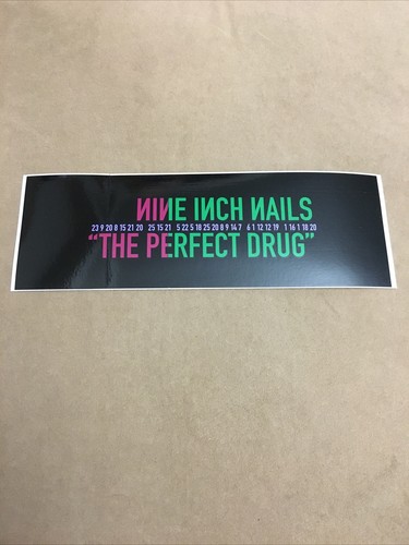 NIN the perfect drug bumper sticker | eBay