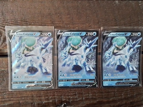3 Calyrex VMAX 045/198 Climax Holo Full Art pokemon Card NM ex gx ...