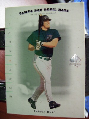 AUBREY HUFF UPPER DECK 11 TAMPA BAY DEVIL RAYS BASEBALL TRADING CARD SP ...