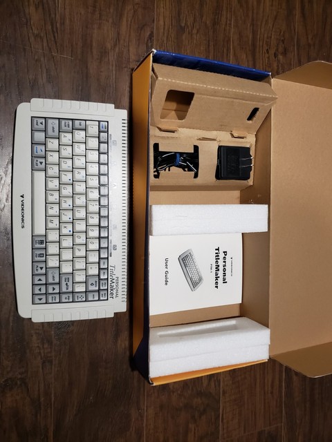 Working VTG Videonics Personal Title Maker PTM-1 *RARE* 1990s Video ...