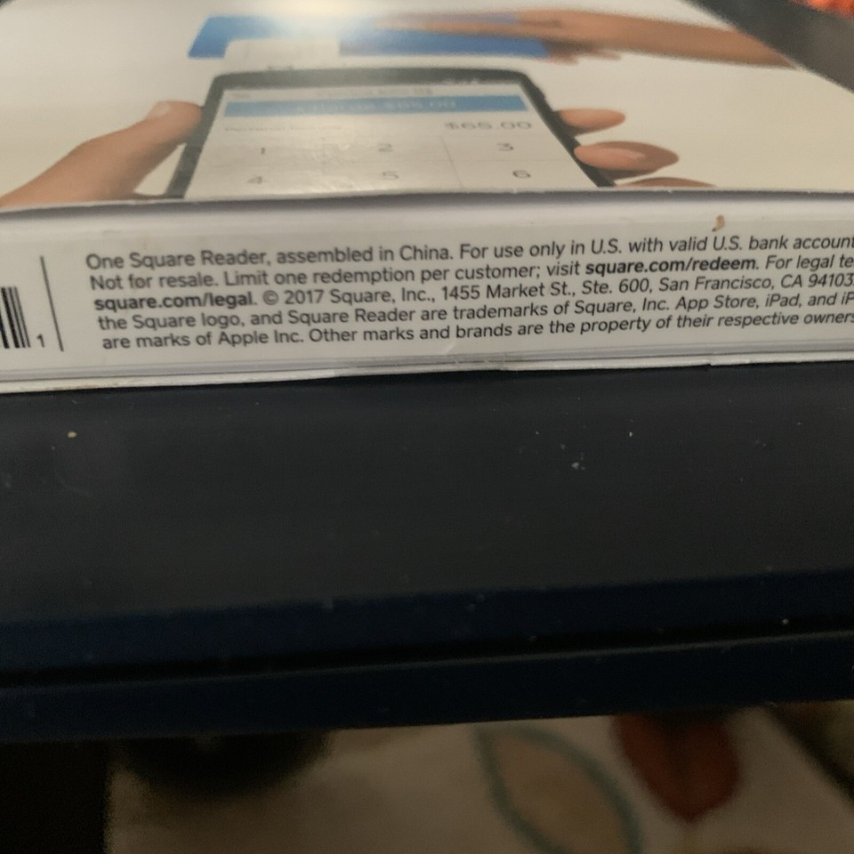 Square Credit Card Reader for iPhone, iPad and Android 855658003268| eBay