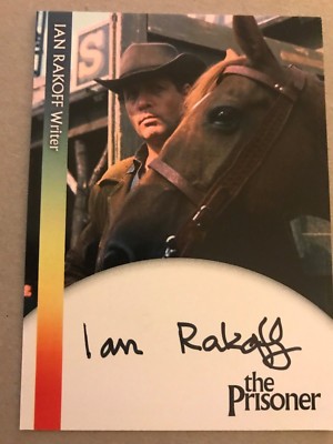 THE PRISONER: AUTOGRAPH CARD: IAN RAKOFF - WRITER IR1 | eBay UK