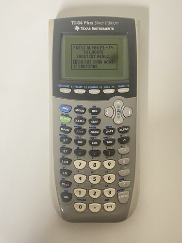 Texas Instruments TI-84 Plus Silver Edition Gray Graphing Calculator ...