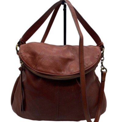 Margot Shoulder Bag Adele Hobo Large Cognac Brown Leather Boho Chic ...
