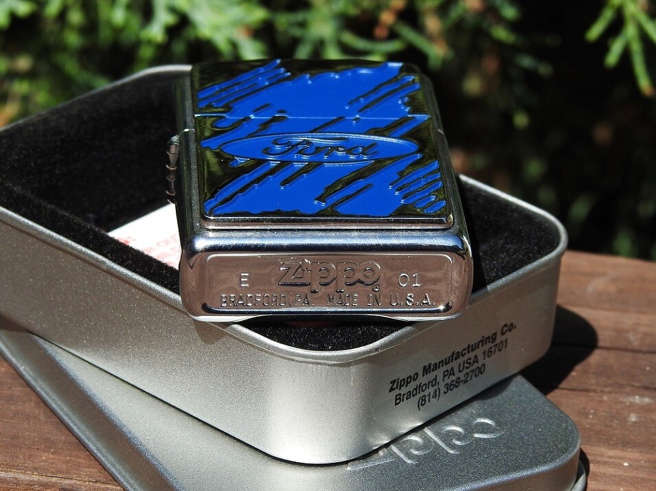 Ford Motor Company Zippo Lighter - Ford Emblem - Oval - Mustang ...