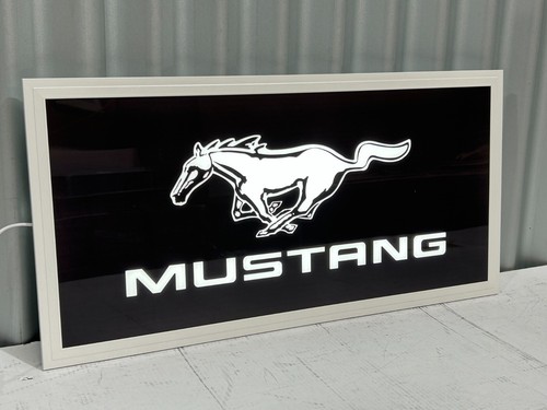 FORD MUSTANG BAR LIGHT UP HANGING SIGN LIGHT LED 600 MM X 300 MM FREE ...
