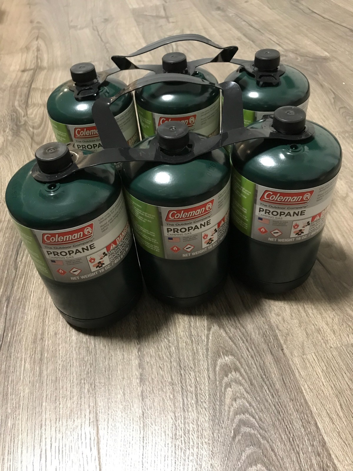 Coleman Propane Bottle 16oz 6 Pack Canister, Camping Propane Bottle ...