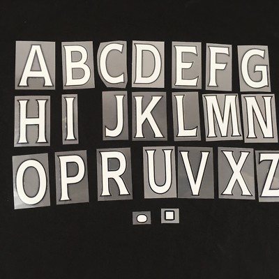 Official Premier League Football Shirt Letters Player Name Alphabet ...
