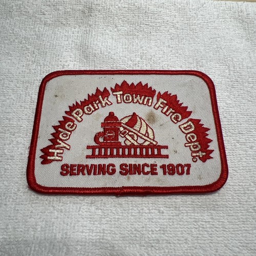 Vntg Obsolete Hyde Park Vermont Fire Department Patch | eBay