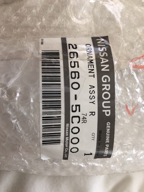 Nissan Rear Passenger Side Bumper Cover Reflector 265605C000 OEM for ...