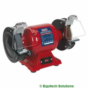 Sealey BG150XW/99 150mm 6" Bench Grinder Stone + Wire Wheel Heavy Duty ...