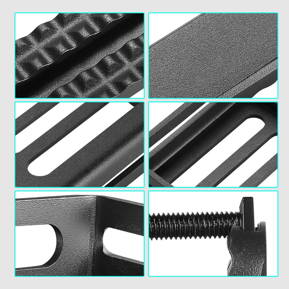 2x Universal Front Grille Guard Hidden Mount Bracket For LED Light Bar ...