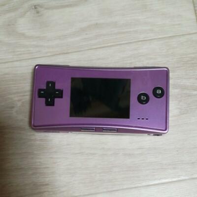 Nintendo Game Boy Micro Purple Mario from jAPAN | eBay