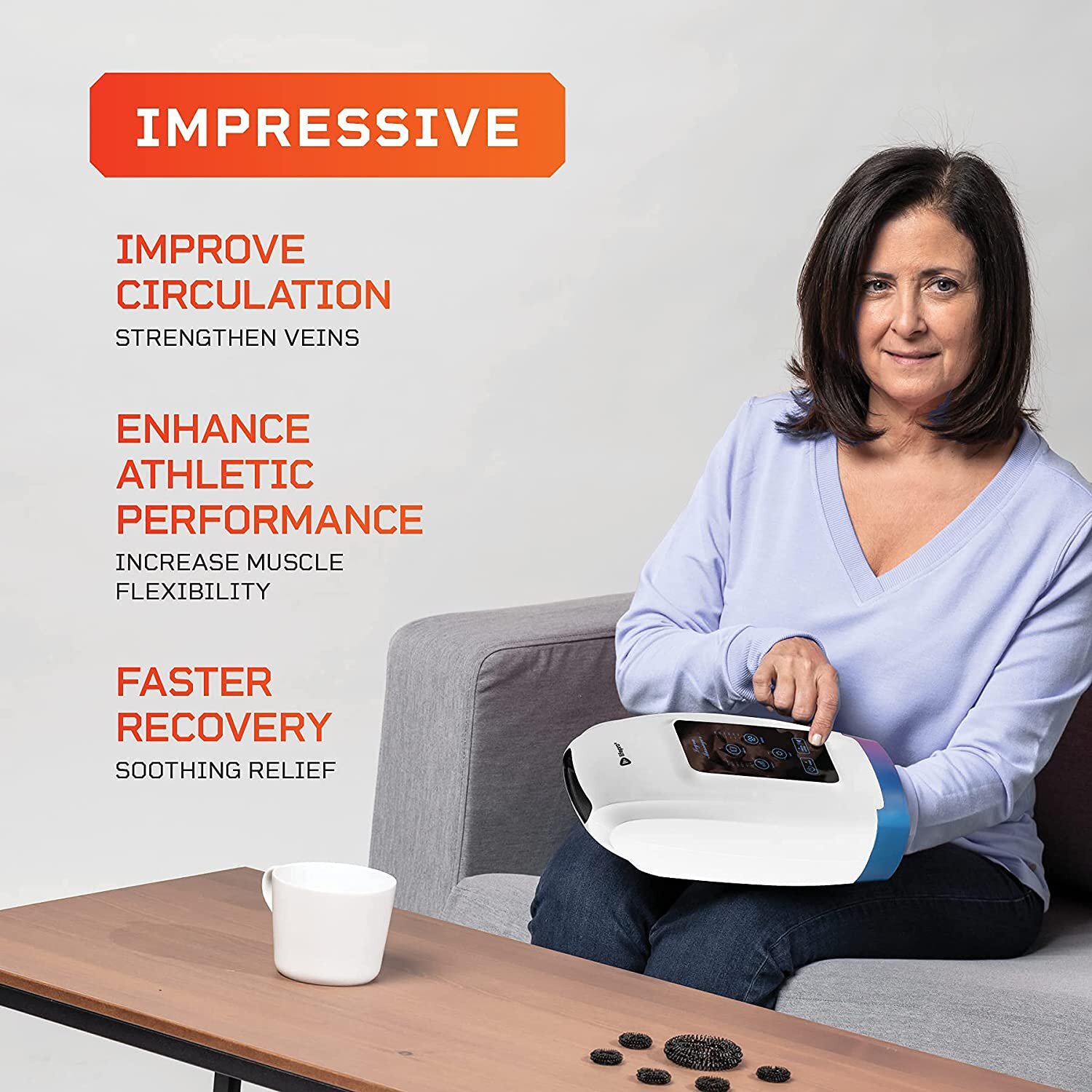 Lifepro Hand Massager for Arthritis and Carpal Tunnel Relief with 6 ...