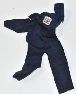 Vintage 1970's Mego Action Jackson Figure Blue Jumpsuit Clothing ...