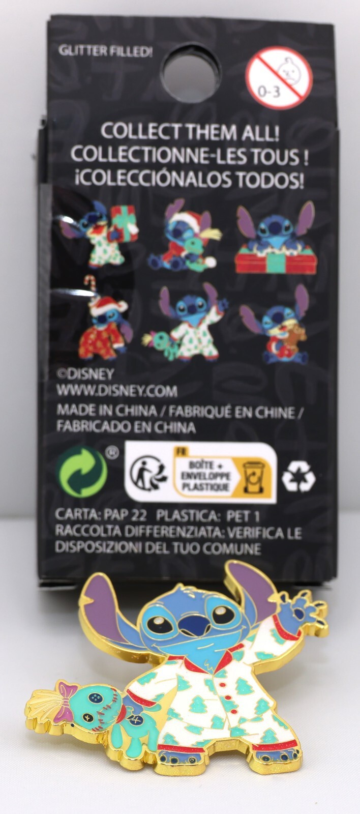 Disney Loungefly Holiday Morning Blind Pin Stitch In Pajamas With ...