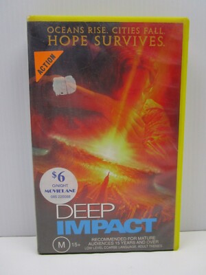 Deep Impact, VHS Tape, Vintage Video, Movie, M, 1998 | eBay Australia