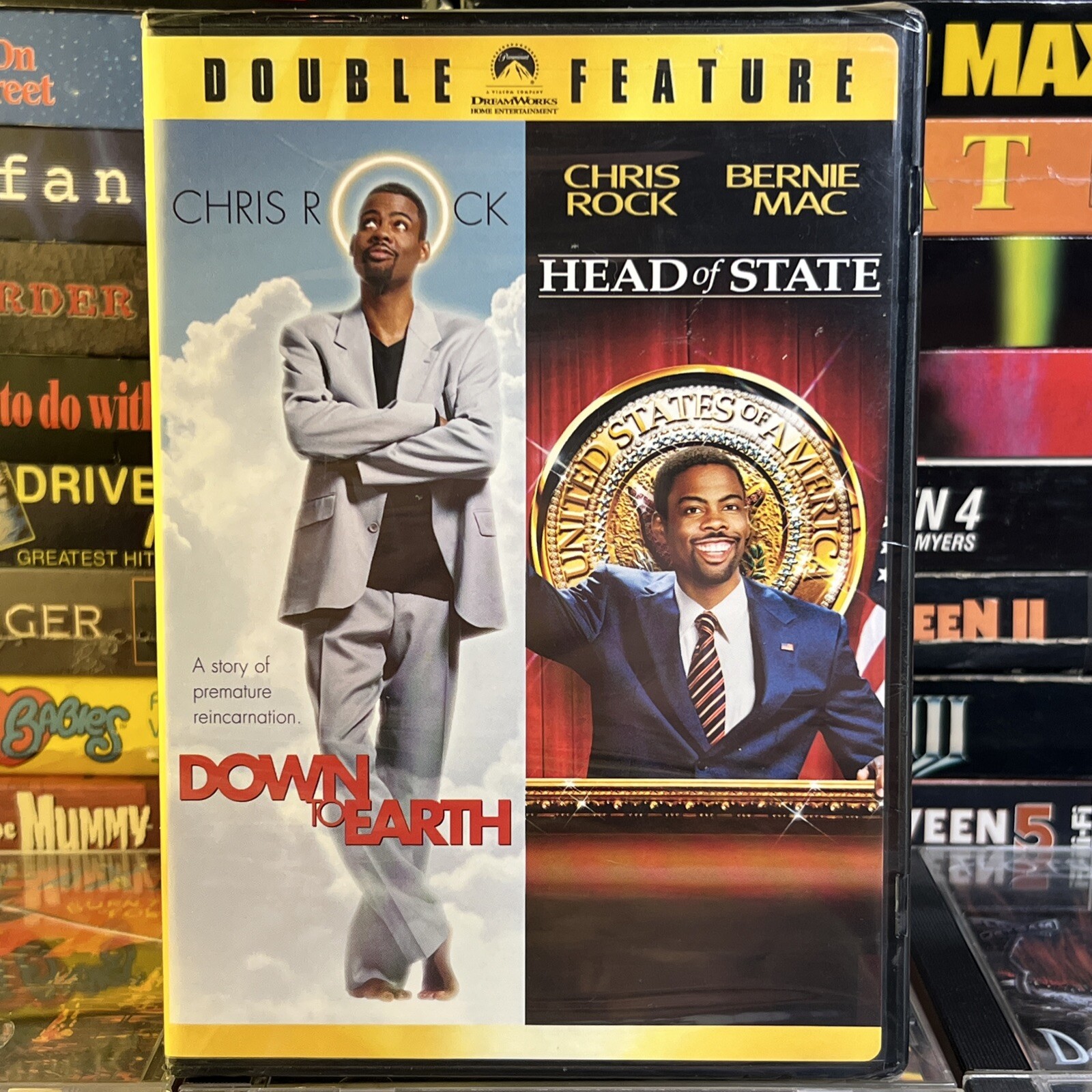 Down to Earth 2001 / Head of State 2003 DVD New Chris Rock Comedy ...
