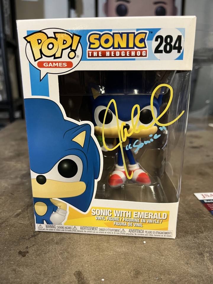 Jaleel White Multicolor SIGNED Sonic The Hedgehog Funko Pop #284 JSA ...