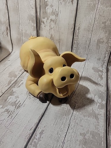 Gutter Downspout Rain Guardian Happy Pig Statue Decor Outside | eBay