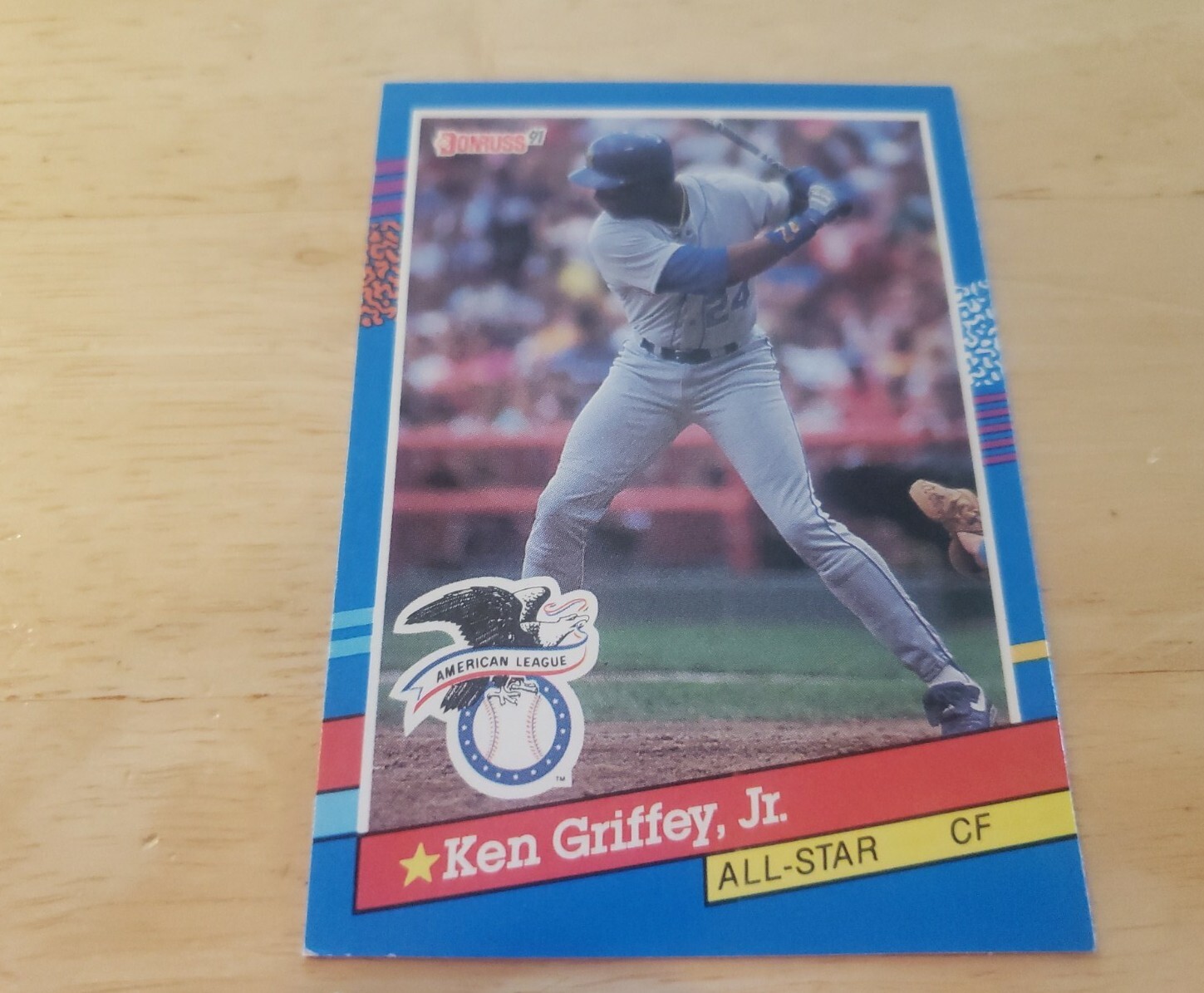 1991 Donruss #49, Ken Griffey, Jr., All Star CF ERROR card! No dot ...