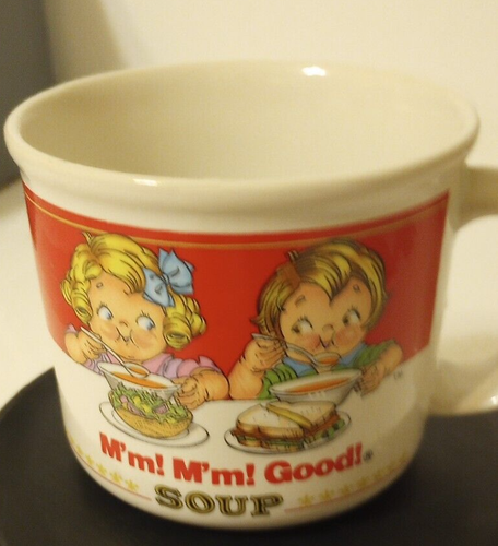 Vintage Westwood 1989 Campbell's Soup Mm Mm Good Soup 14oz Cup Bowl Mug ...