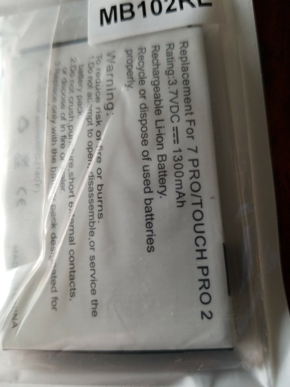 Htc? 3.7VDC 1300mAh Battery Replacement Part For 8525 HTC TyTN MDA ...