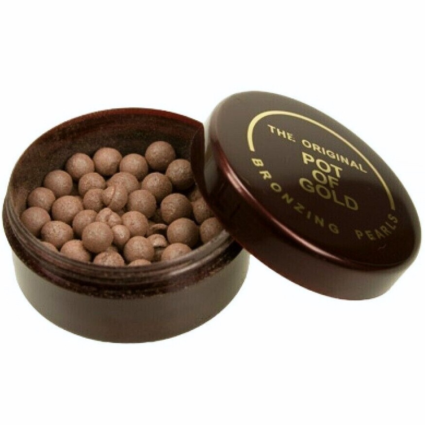 Bronzing Pearls Pot Of Gold Beads Bronzer Powder Face & Body Makeup ...
